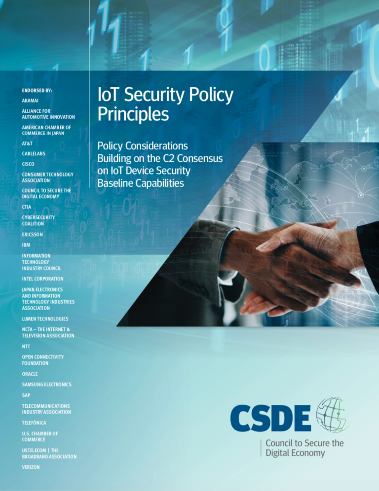 IoT Security Policy Principles IoT Security Policy Principles
